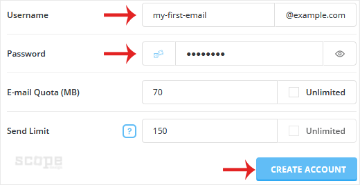 How to Create an Email Account in DirectAdmin - Knowledgebase - Scope Design